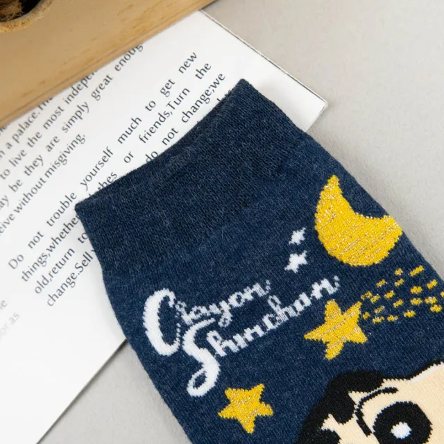 【AHUA 阿華有事嗎】韓國襪子 蠟筆小新微金蔥星月短襪 女襪 K1476(可愛 蠟筆小新 卡通襪 短襪 平輸品) - momo購物網 ...