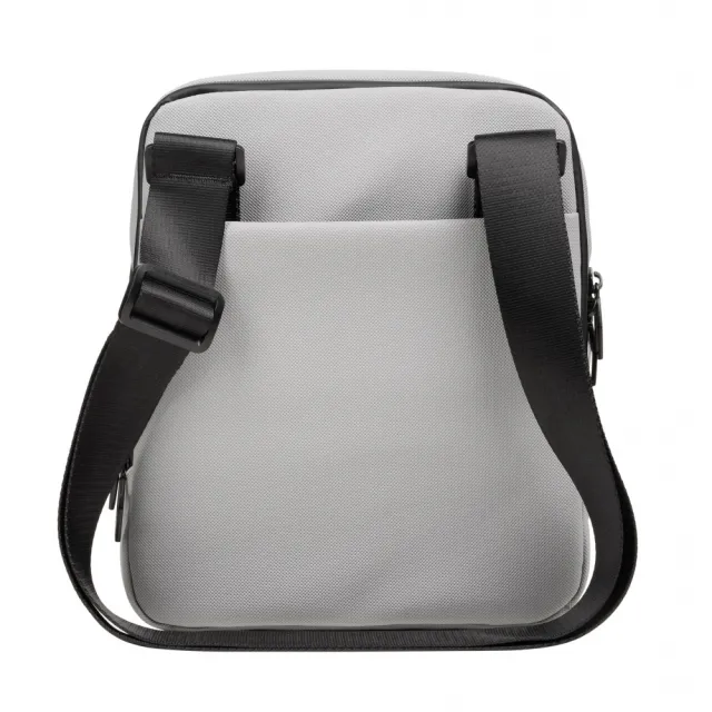 【Automobili Lamborghini】藍寶堅尼 限量2折 頂級義大利皮革斜背包側背包 0242T 全新專櫃展示品(灰色 ...