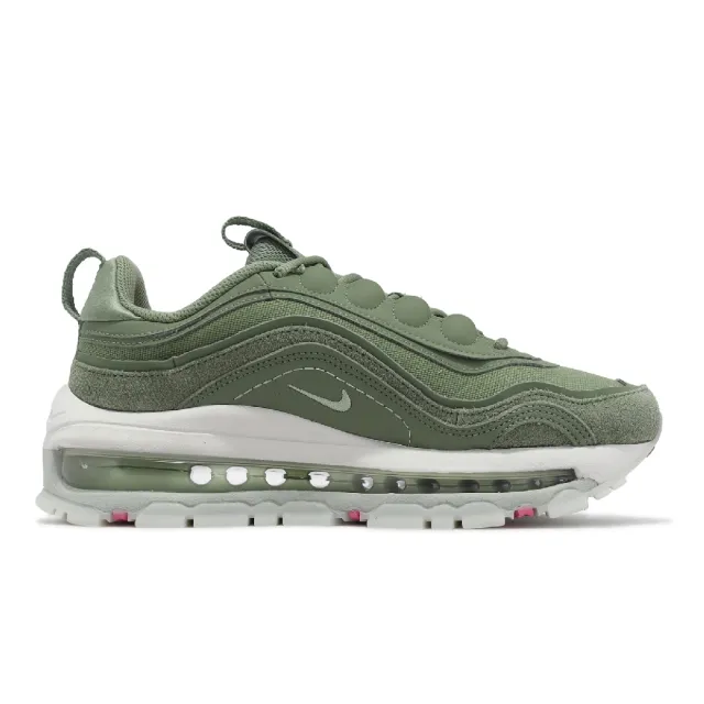 【NIKE 耐吉】休閒鞋 Wmns Air Max 97 Futura 女鞋 綠 白 氣墊 子彈 復古 運動鞋(FB4496-300 ...