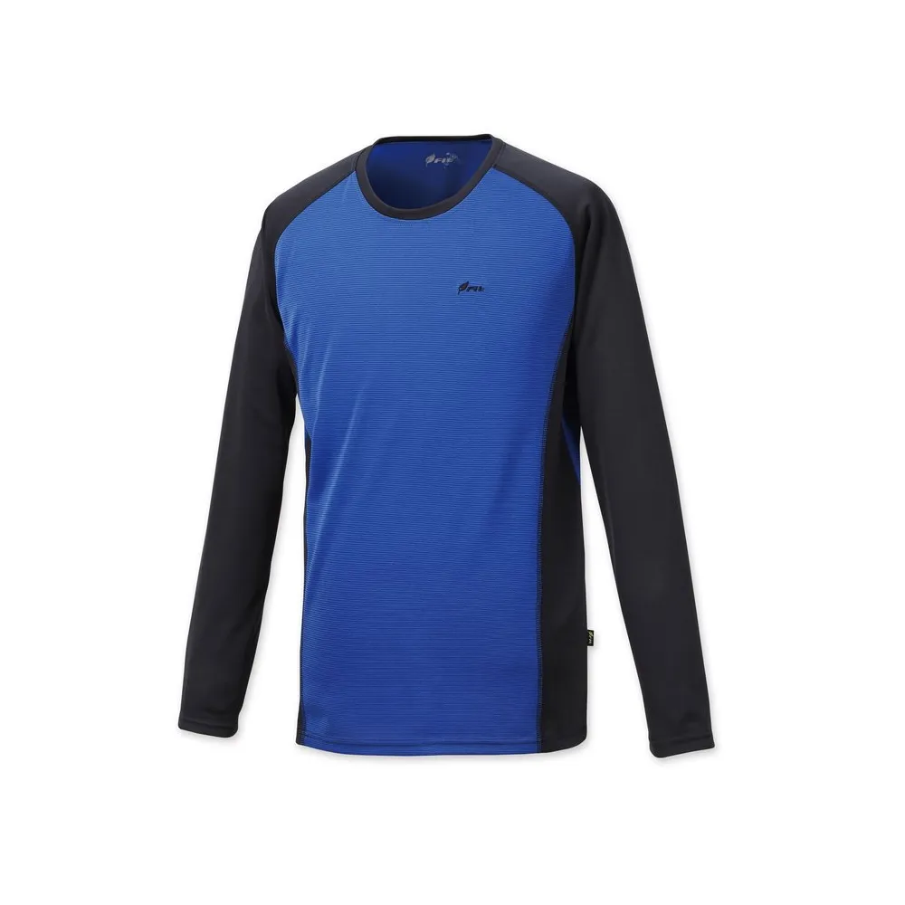 【Fit 維特】男-吸濕排汗圓領上衣-青金石藍 IW1107-55(圓領T恤/薄長袖/吸濕排汗) - momo購物網 - 好評推薦 -2024年5月