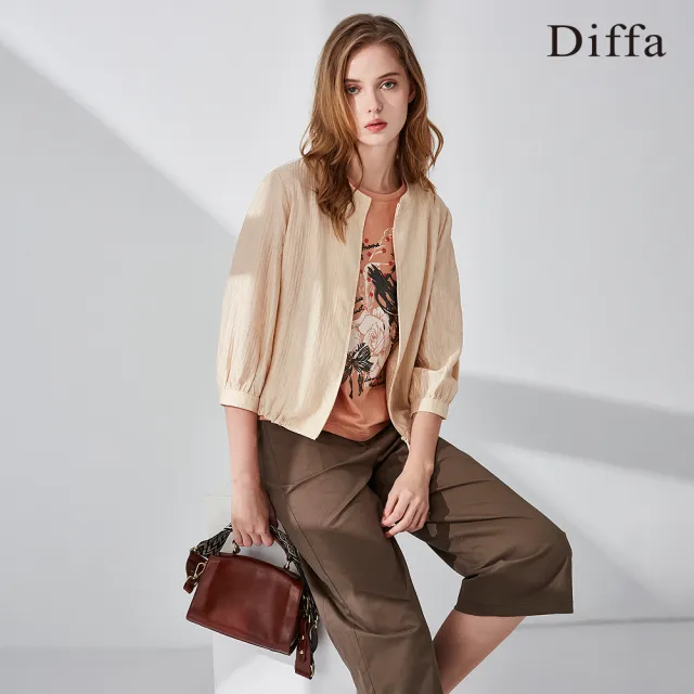 【Diffa】壓紋拉鍊外套-女 - momo購物網 - 好評推薦 -2023年11月