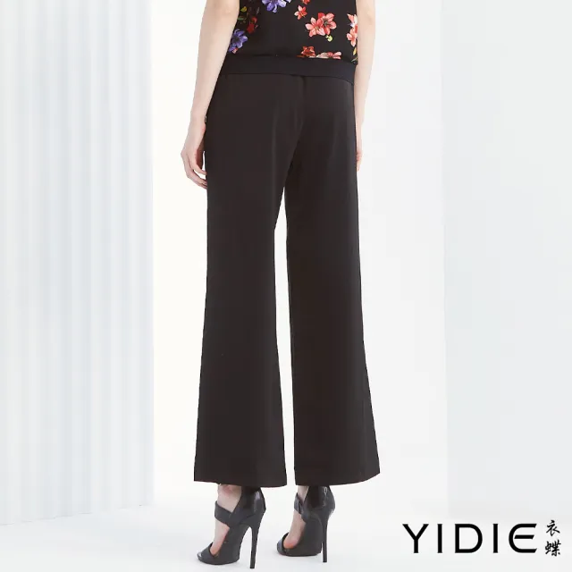 【YIDIE 衣蝶】滑面英文織帶休閒褲-黑 - momo購物網 - 好評推薦 -2024年5月