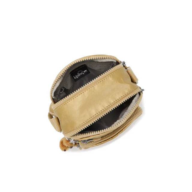 【KIPLING官方旗艦館】金屬古銅色多袋小巧斜背包-RON - momo購物網 - 好評推薦 -2023年11月