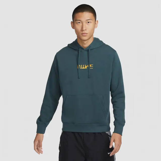 【NIKE 耐吉】上衣 男款 長袖上衣 帽T 運動 AS M NK CLUB FC PO HOODIE 綠 FB6575-328(3S3475 ...