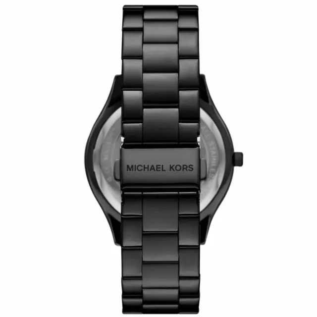 【Michael Kors】公司貨 黑夜女神大LOGO不鏽鋼腕錶/黑(MK4734) - momo購物網 - 好評推薦 -2024年2月
