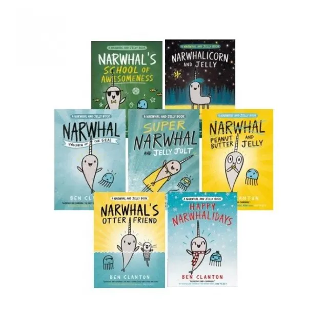 Narwhal and Jelly （Book 1-7）（共7本） - momo購物網 - 好評推薦