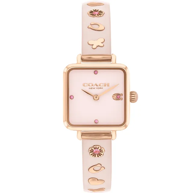 【COACH】珍妮佛羅培茲廣告款 方形手鐲女錶-22mm/3色可選(14504307/14504308/14504309) - momo購物網 ...
