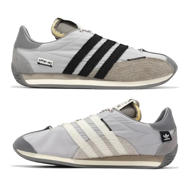 【adidas 愛迪達】x Song for the Mute 休閒鞋 Country OG SFTM 男鞋 灰 黑 聯名(IH7519 ...