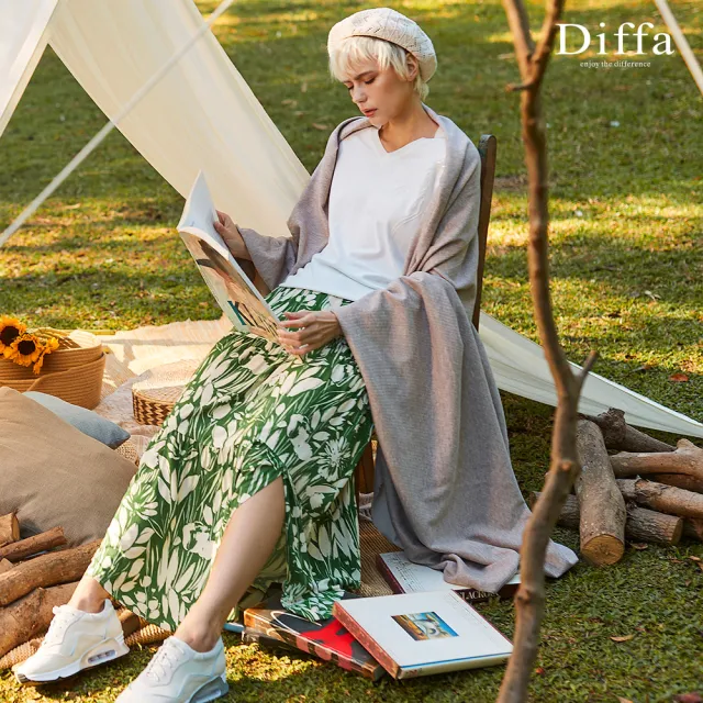 【Diffa】歐風質感綠花蛋糕長裙-女 - momo購物網 - 好評推薦 -2024年5月