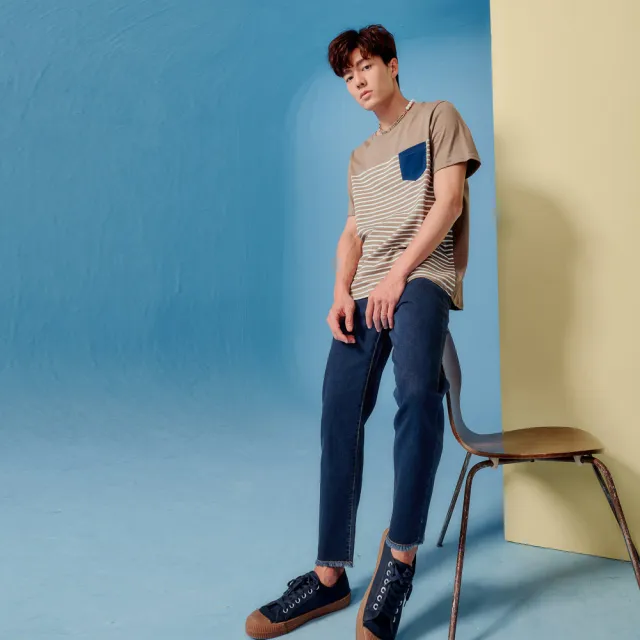 【OB 嚴選】下襬抽鬚簡約率性牛仔褲 《KL1043》 - momo購物網 - 好評推薦 -2024年3月