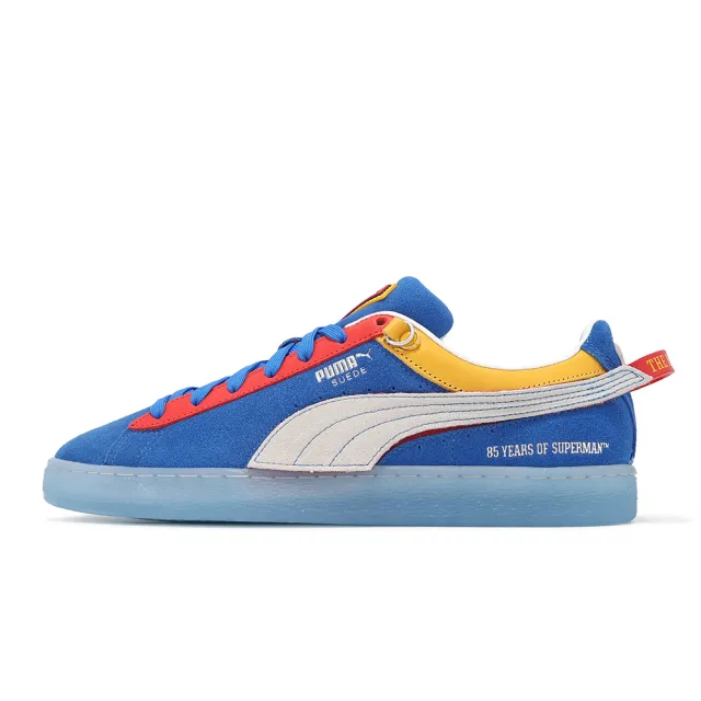 【PUMA】休閒鞋 Suede x Superman 85th Anni 男鞋 藍 紅 聯名 超人85週年 麂皮(396210-01 ...