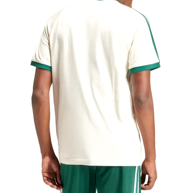 【adidas 愛迪達】GRF Tee 男款 米綠色 經典 三葉草 修身 棉質 舒適 運動 休閒 短袖 IU0217 - momo購物網 ...