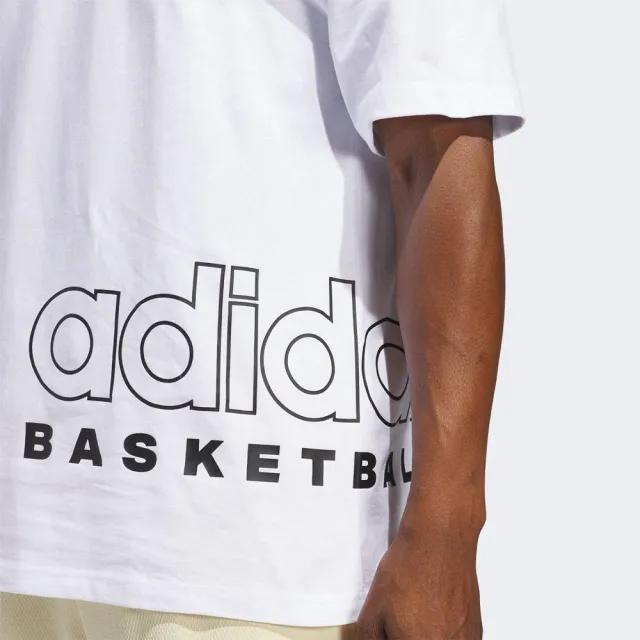 【adidas 愛迪達】ADIDAS BASKETBALL SELECT短袖上衣(IS0525 男款 運動上衣 白) - momo購物網 ...
