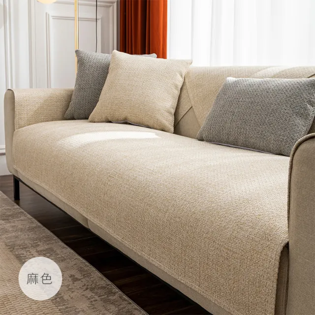 【eeno】三人座 日式棉麻沙發墊(90×180cm) - momo購物網 - 好評推薦 -2024年6月