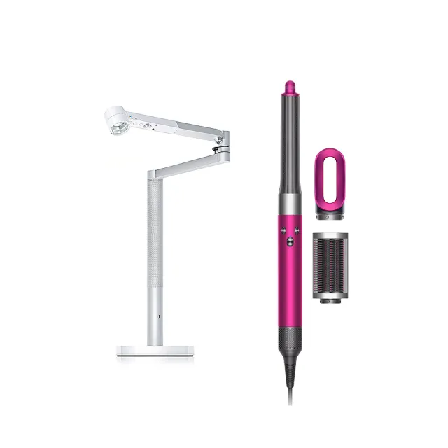 【dyson 戴森 限量福利品】HS05 Airwrap 多功能造型器/吹風機 + Solarcycle Morph 檯燈/桌燈(超值組 ...