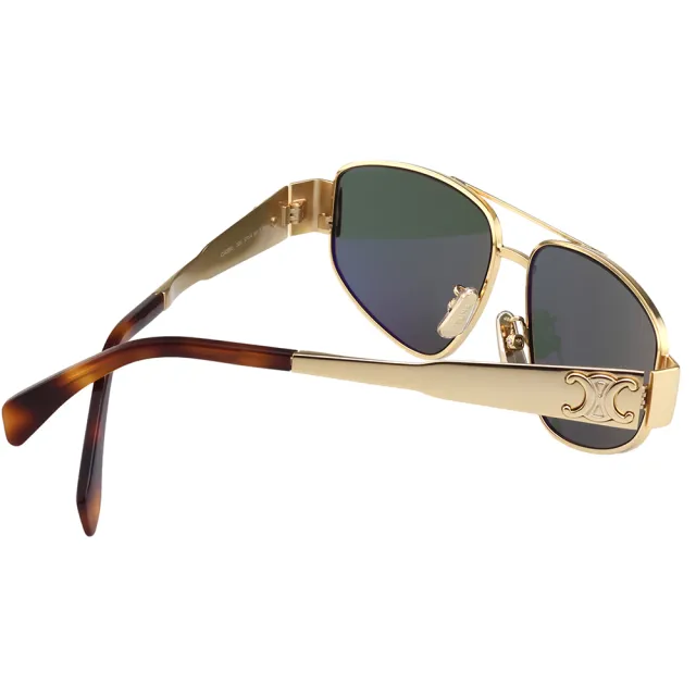 【CELINE】復古小框 太陽眼鏡 CL40281U(金色) - momo購物網 - 好評推薦 -2024年8月