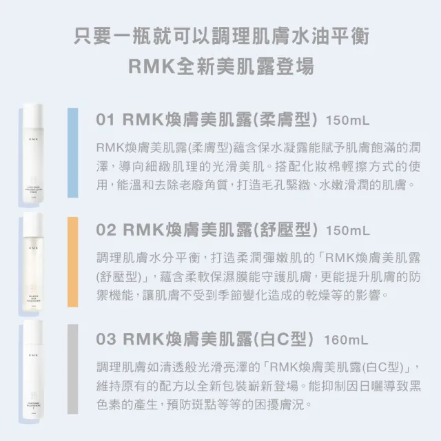 【RMK】煥膚美肌露換季保養組(多款任選) - momo購物網 - 好評推薦 -2024年8月