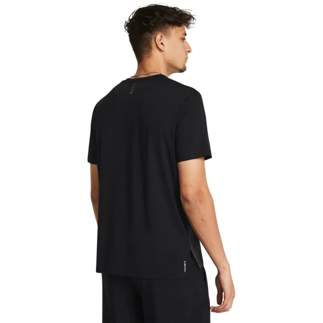【UNDER ARMOUR】UA官方直營 男 Launch Elite 印花短袖T-Shirt_1376518-004(黑色) - momo ...