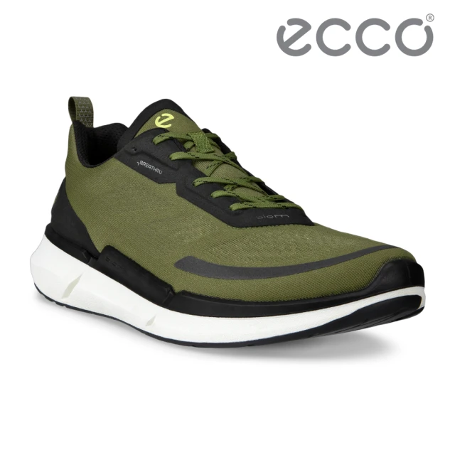 【ecco】BIOM 2.2 M 健步透氣輕盈休閒運動鞋 男鞋(橡果綠/黑色 83075460924)-momo購物網 - 好評推薦 ...