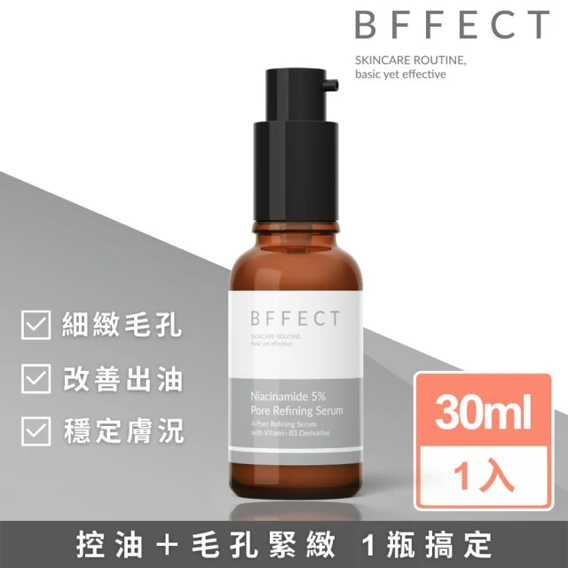 【BFFECT】5% 維他命B3毛孔緊緻精華 30ml(5B緊緻瓶/控油)-momo購物網 - 好評推薦 - 2025年6月